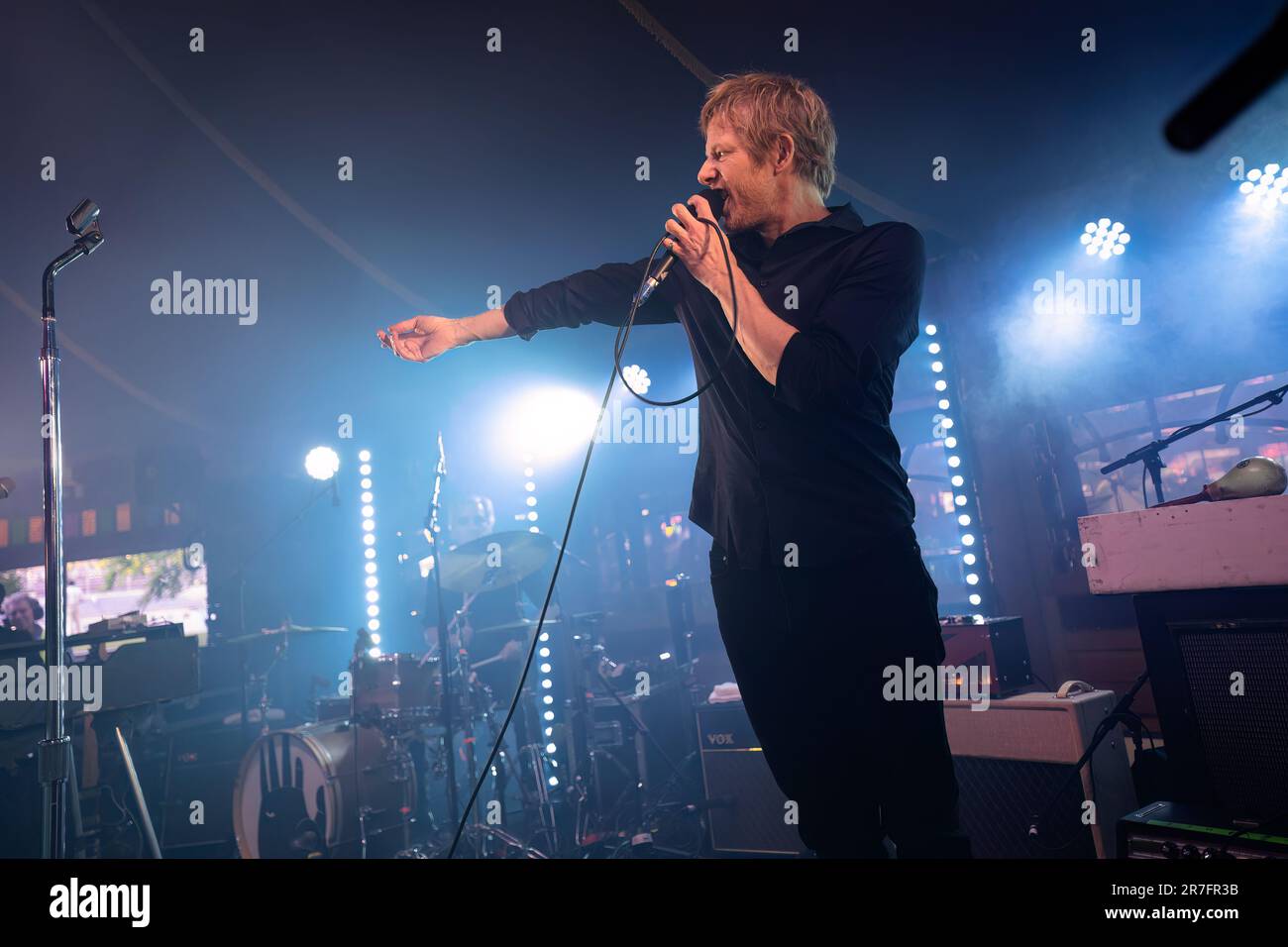 Bergen, Norway. 14th June, 2023. The American rock band Spoon performs ...