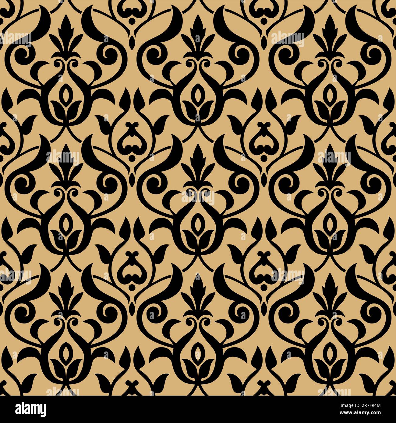 Seamless pattern, antique background, repeating design, full scalable ...
