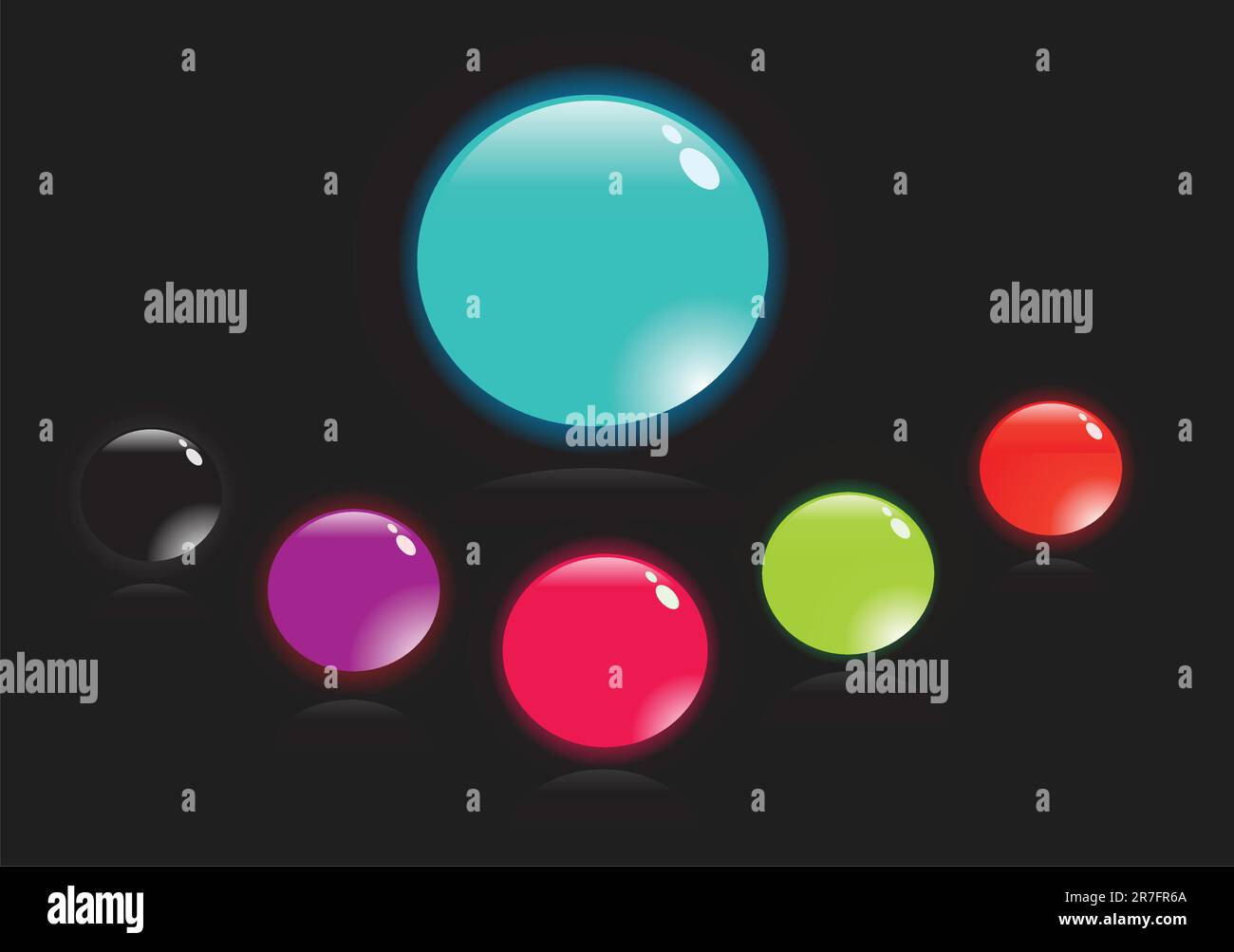 Beautiful glossy ball Stock Vector Image & Art - Alamy