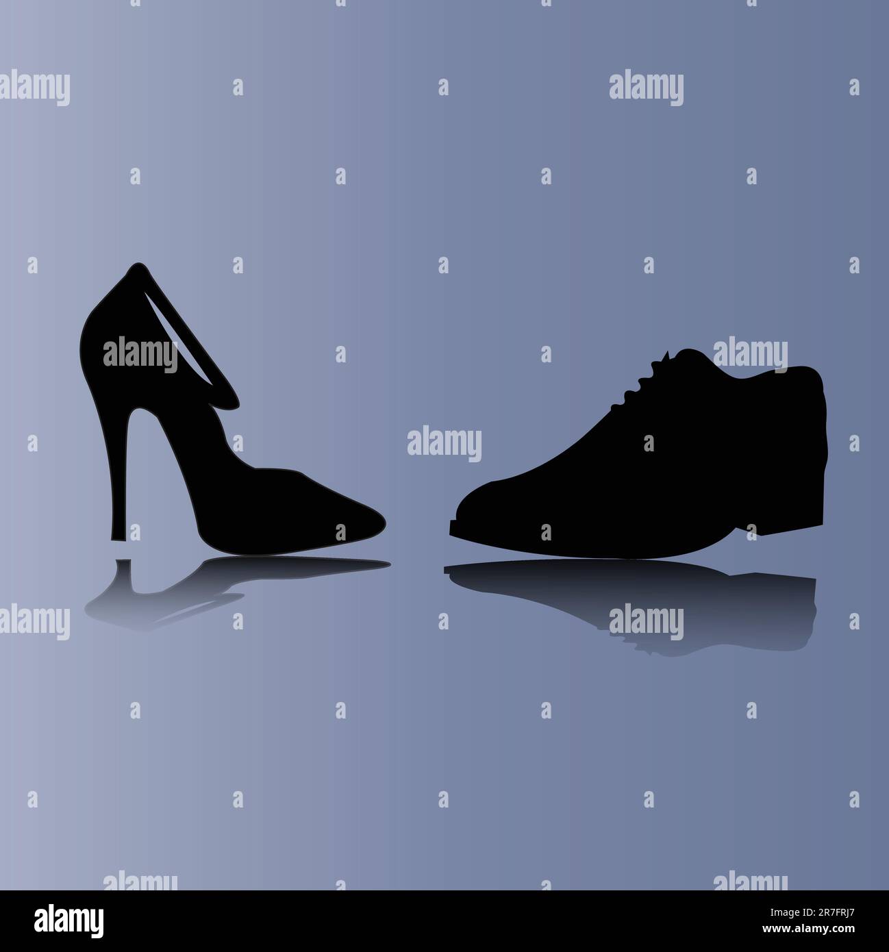 Modern high heel shoes Stock Vector Images - Alamy