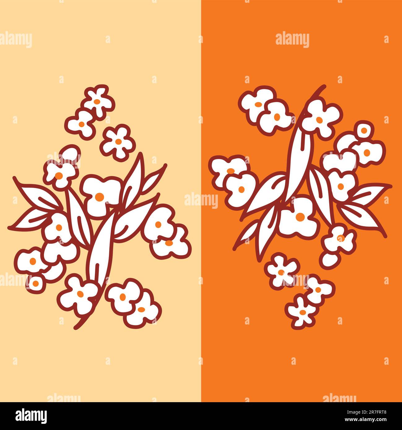 Moss in spring Stock Vector Images - Alamy