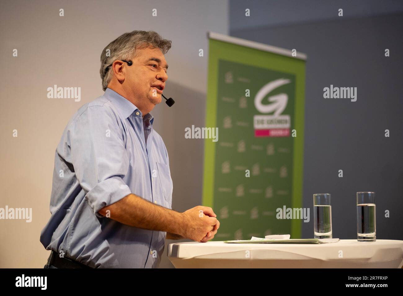 Vienna, Austria. 15 June 2023. Austrian vice-chancellor Werner Kogler ...