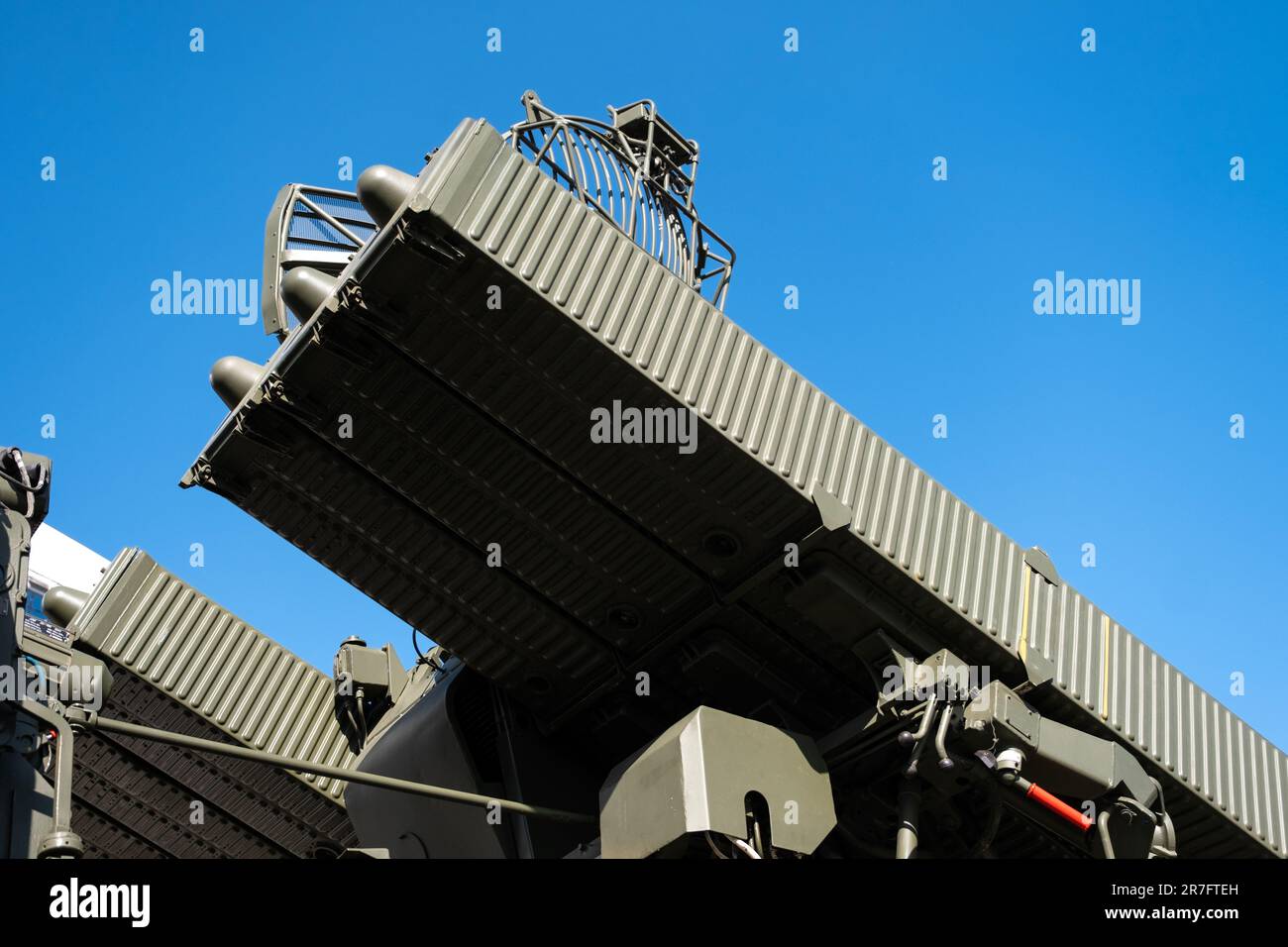 Missile system on a combat vehicle, military equipment Stock Photo - Alamy