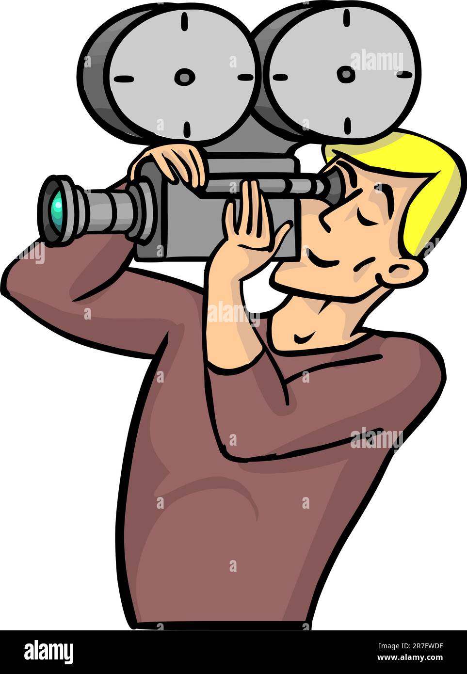 Film romantic cameraman hi-res stock photography and images - Alamy