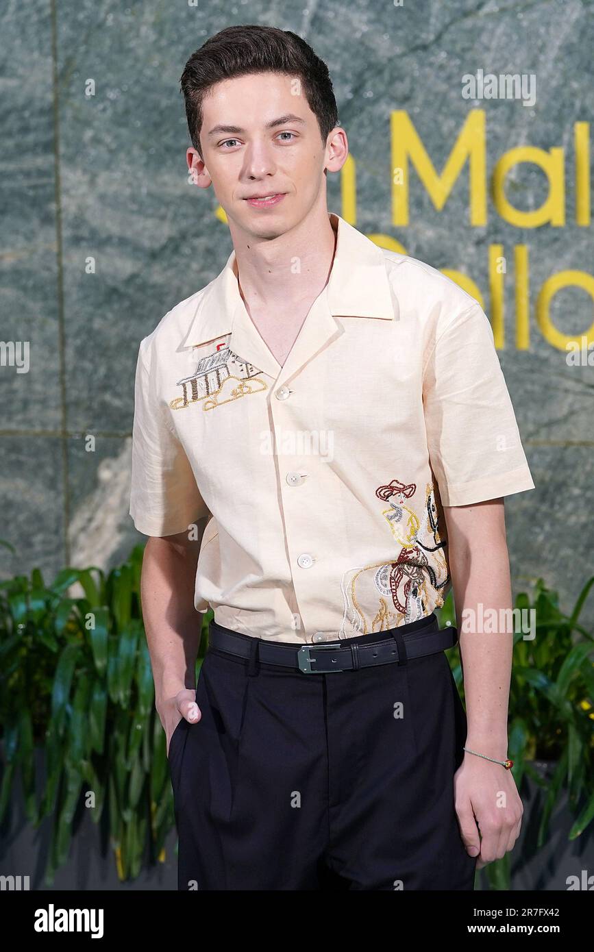 Madrid, Spain. 14th June, 2023. US actor Andrew Barth Feldman attends ...