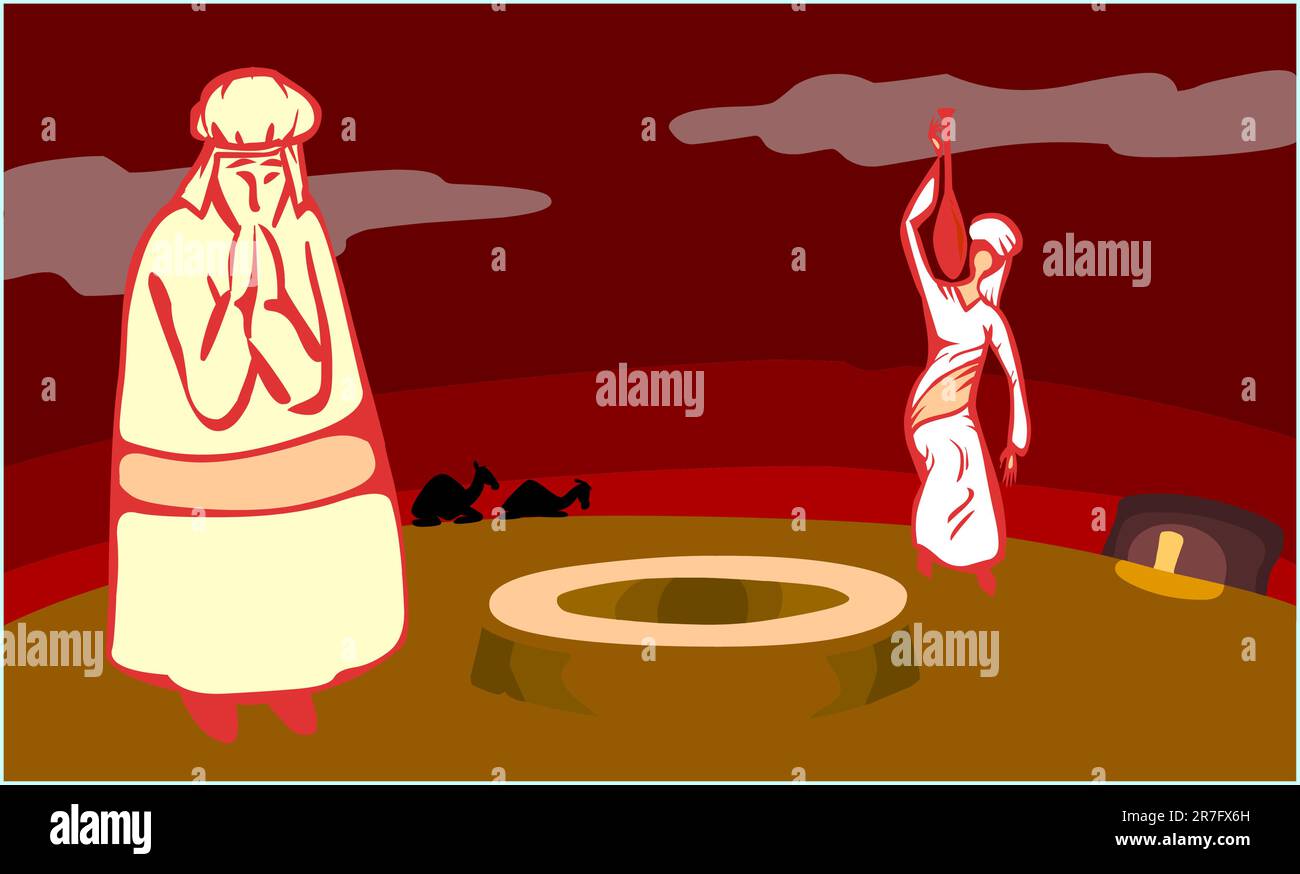 Rebekah bible Stock Vector Images - Alamy