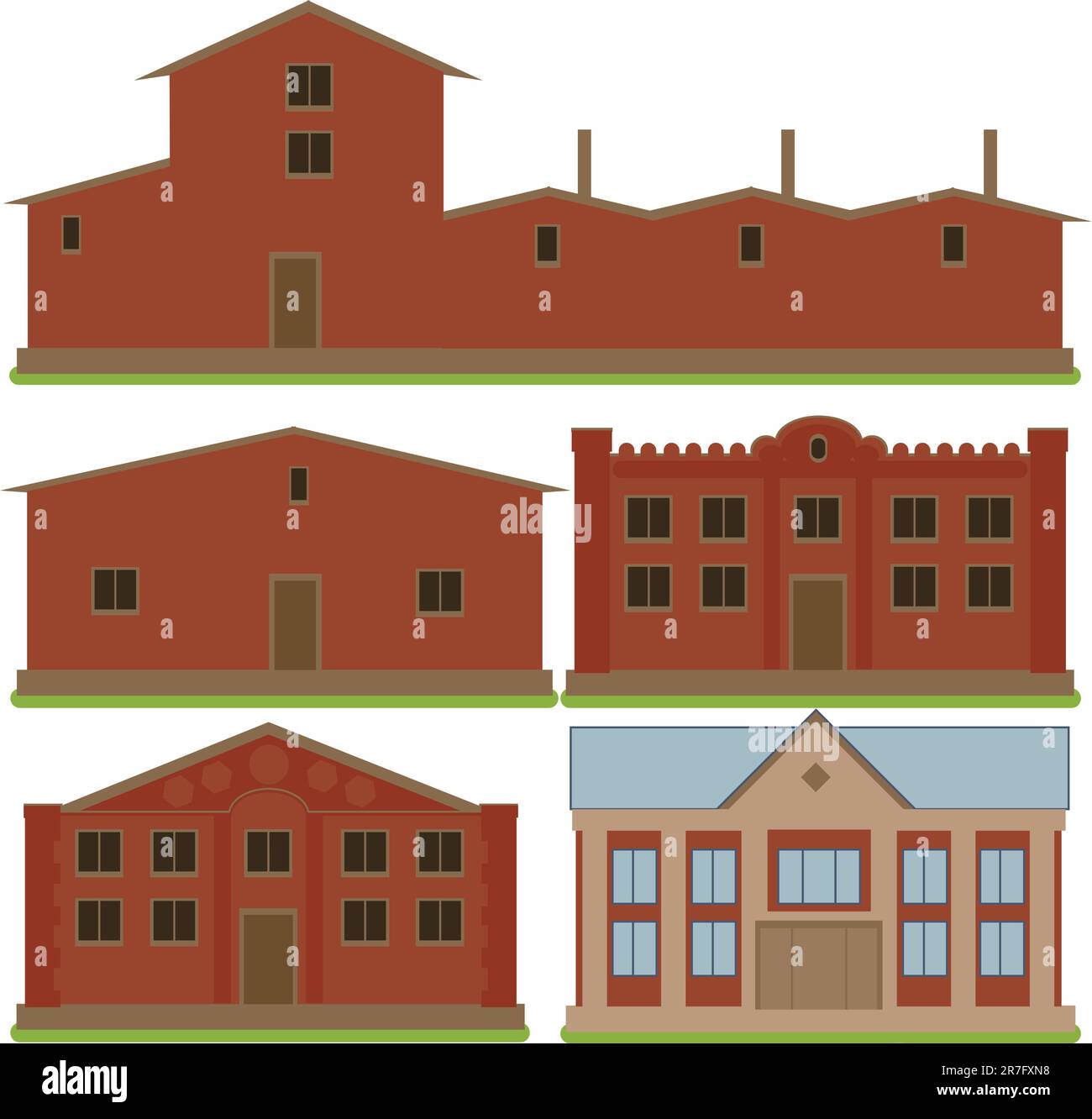 Houses yard Cut Out Stock Images & Pictures - Alamy