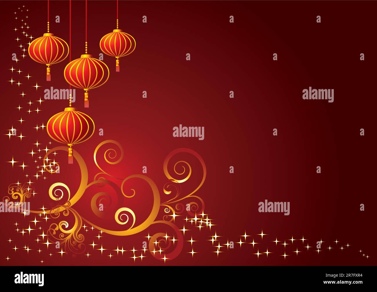 Chinese New Year Background Stock Vector Image And Art Alamy