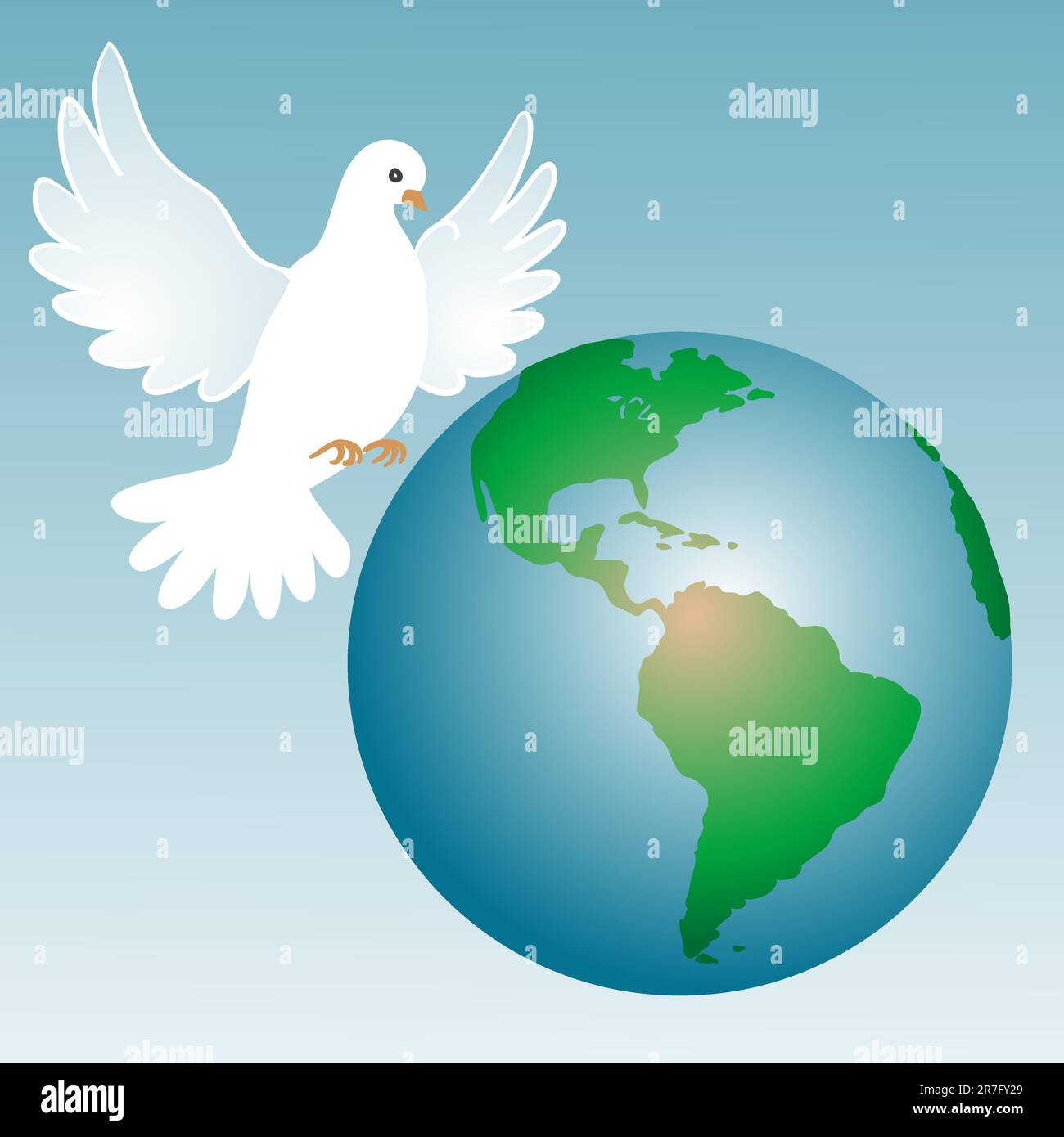 World peace bell Stock Vector Images - Alamy