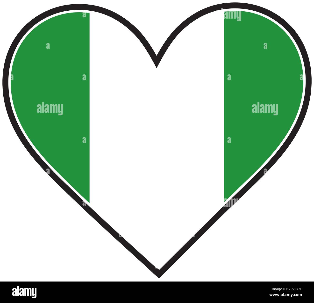 Heart of country Cut Out Stock Images & Pictures - Alamy