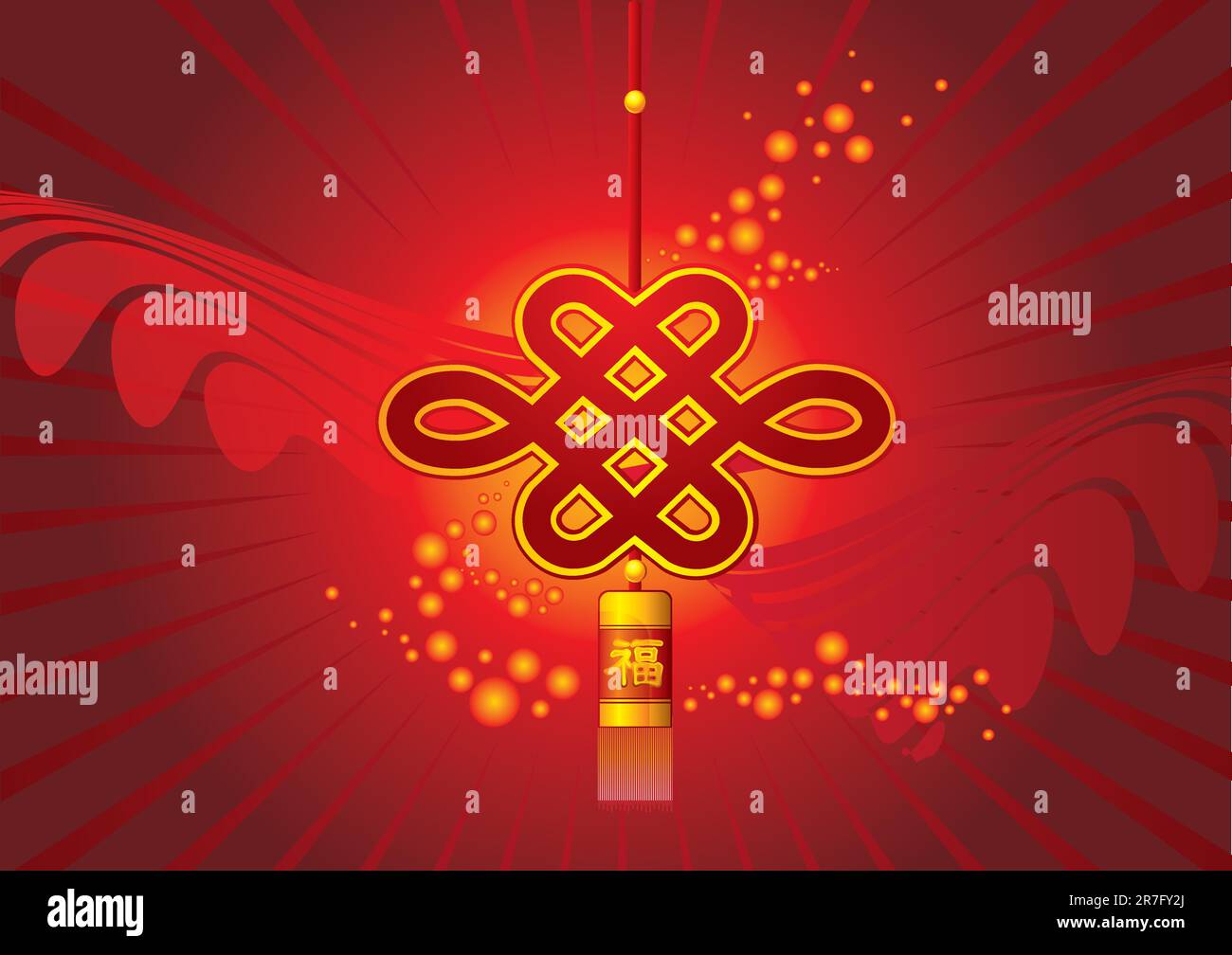 Happy rich chinese red Stock Vector Images - Alamy