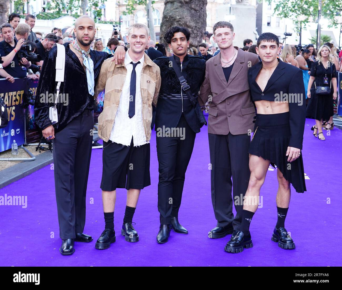 (left to right) Dalvin Cory, Joshua Jung, Mervin Noronha, Aaron Bryan ...