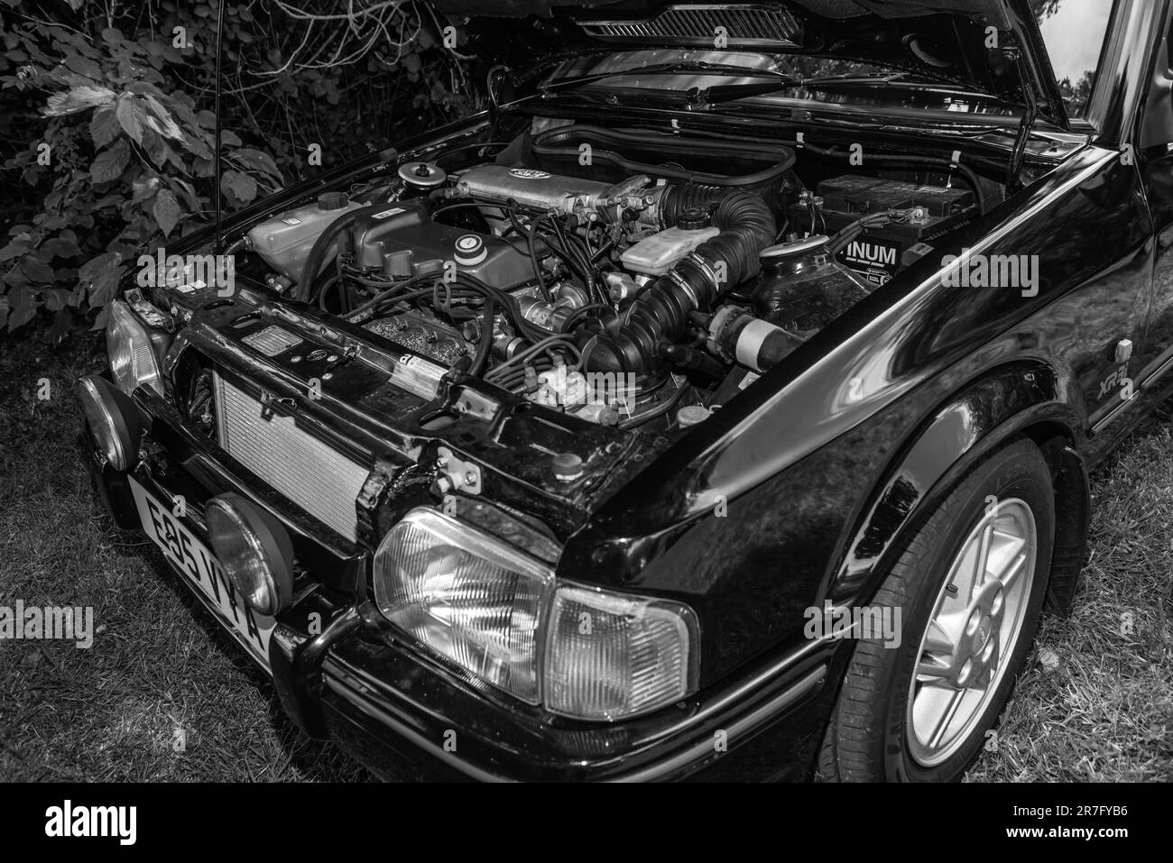 Vintage Car Display at the East Budleigh Scarecrow Festival Stock Photo ...