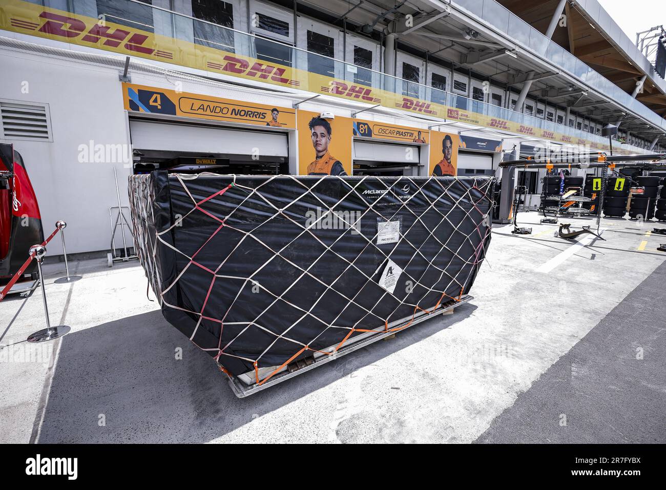 Cargo containers during the Formula 1 Pirelli Grand Prix du Canada, 8th ...
