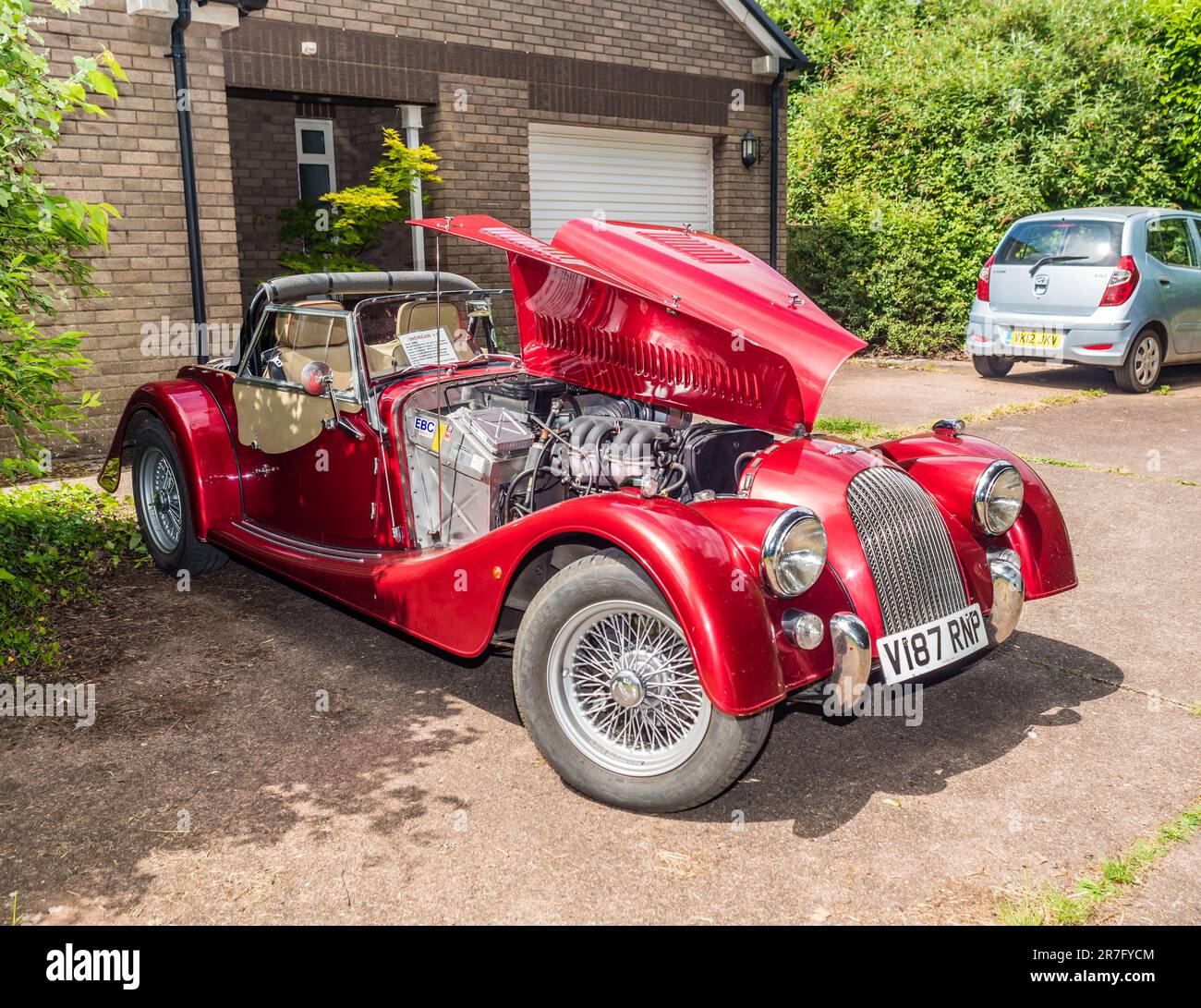 Vintage Car Display at the East Budleigh Scarecrow Festival Stock Photo ...
