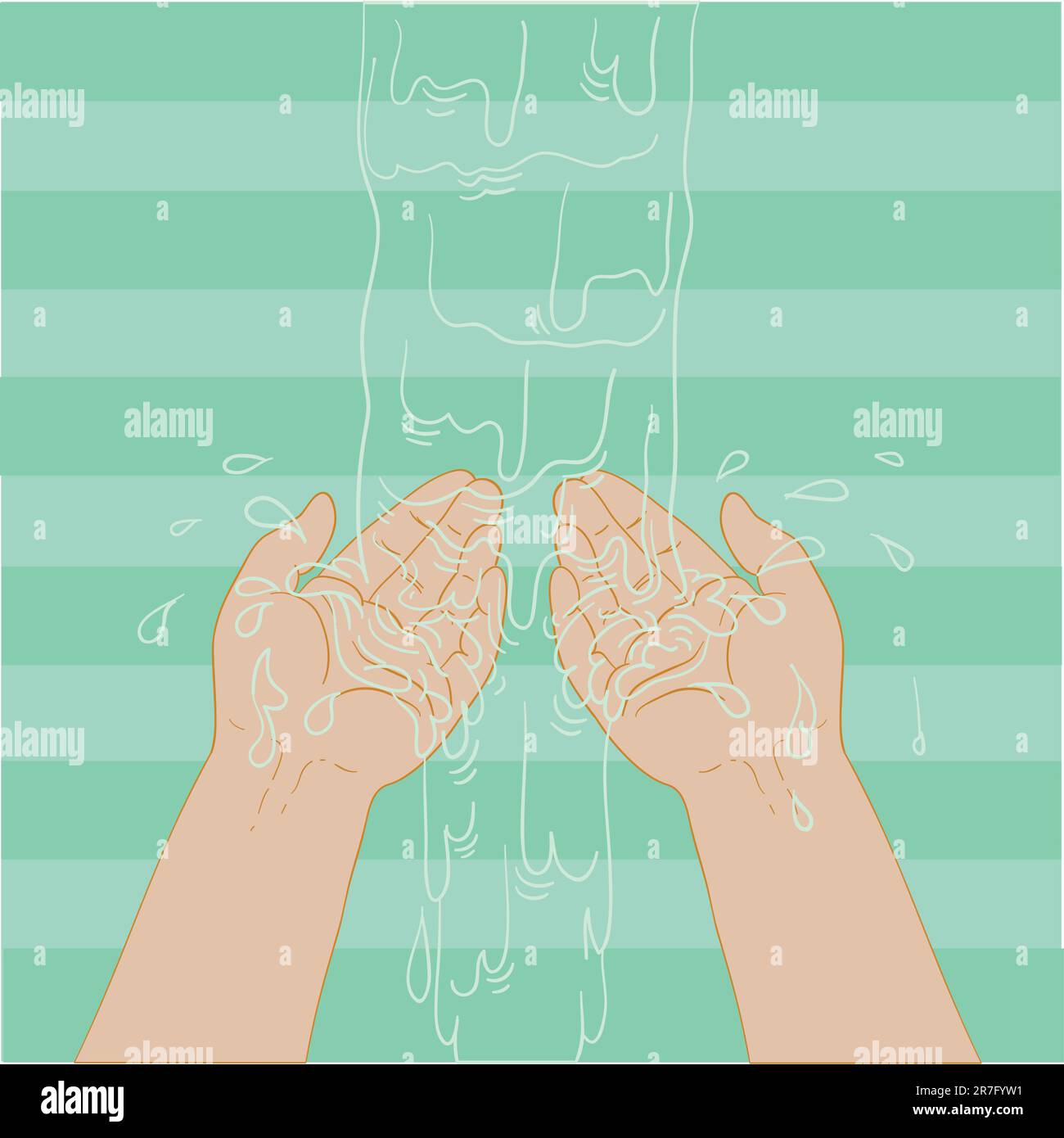 Good hand hygiene Stock Vector Images - Alamy