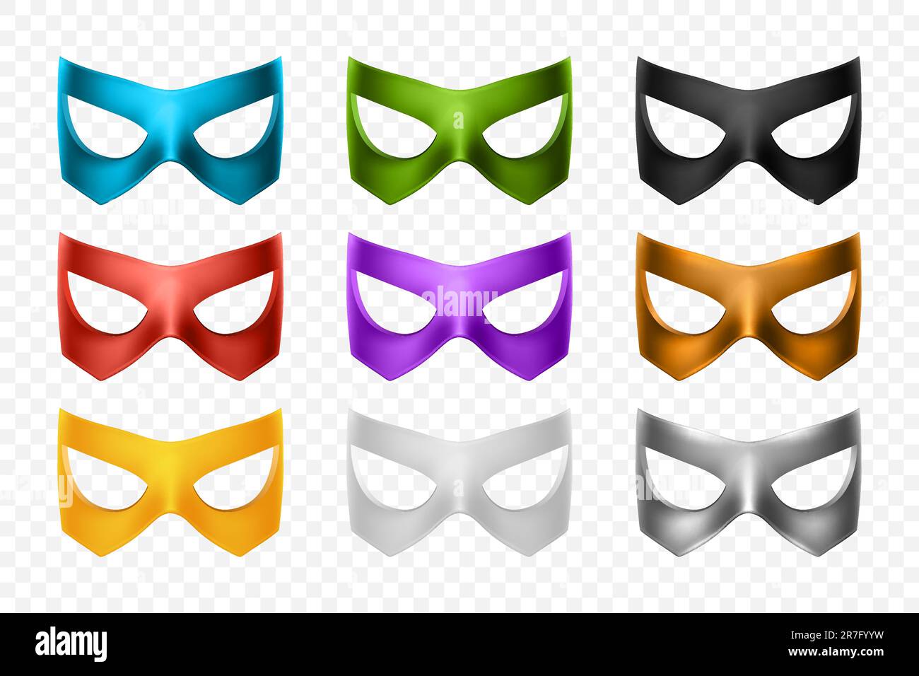 Super Hero Mask Clip Art
