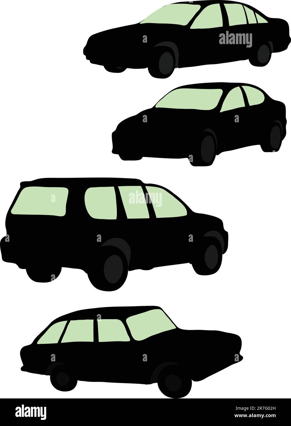 Cars road trip Stock Vector Images - Alamy