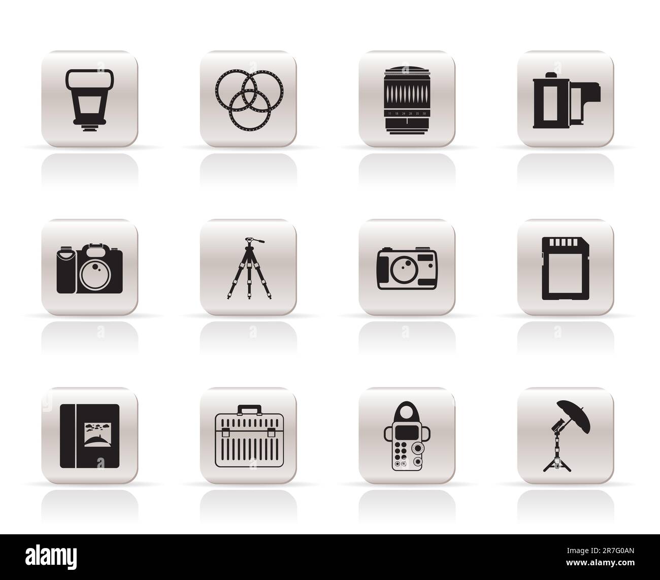 Light meter and camera Stock Vector Images - Alamy