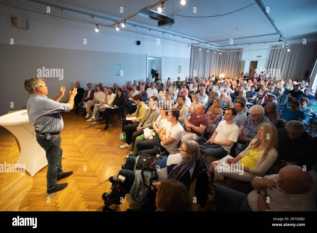 Vienna, Austria. 15 June 2023. Austrian vice-chancellor Werner Kogler ...