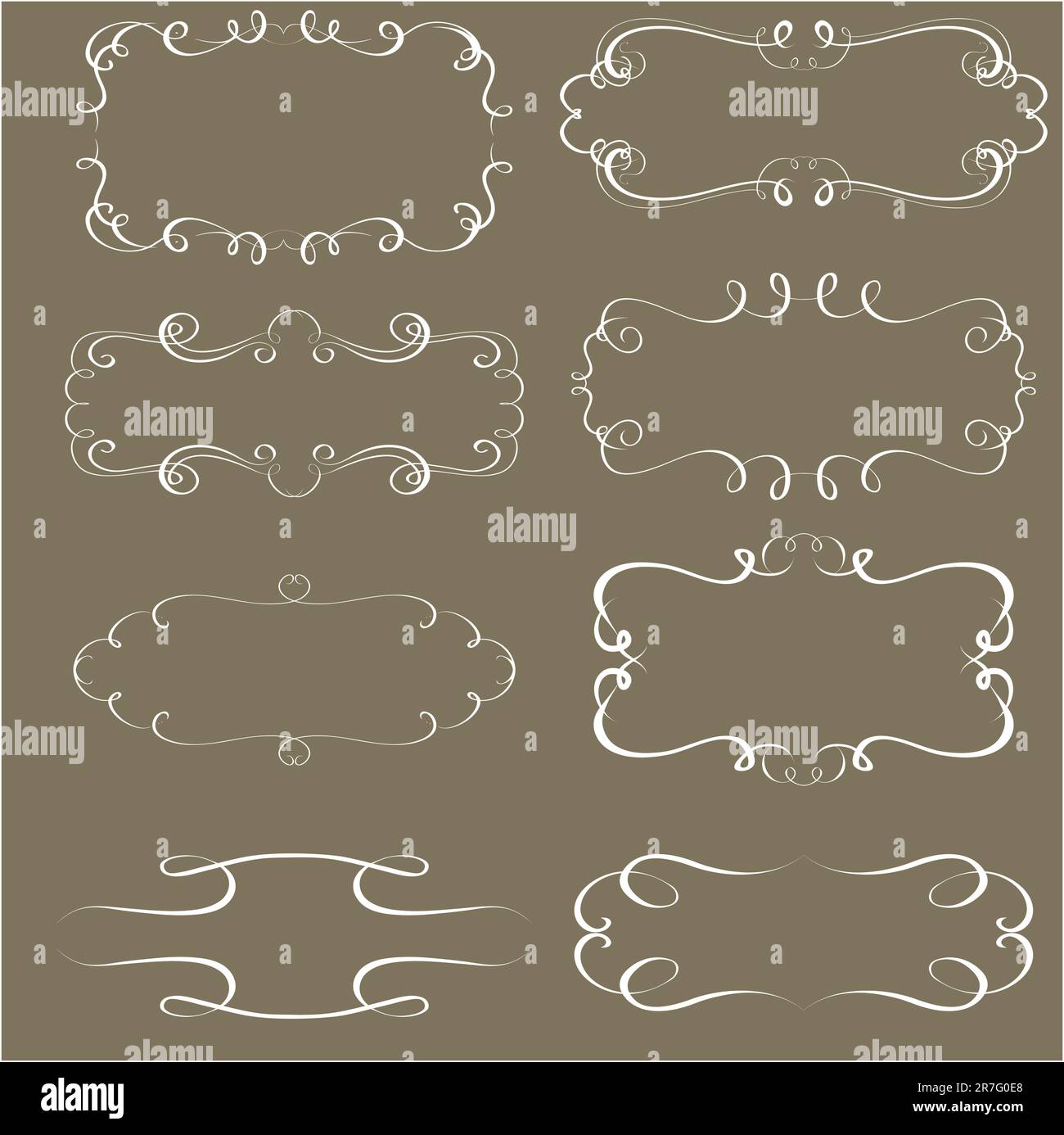 Old computer frames Stock Vector Images - Alamy