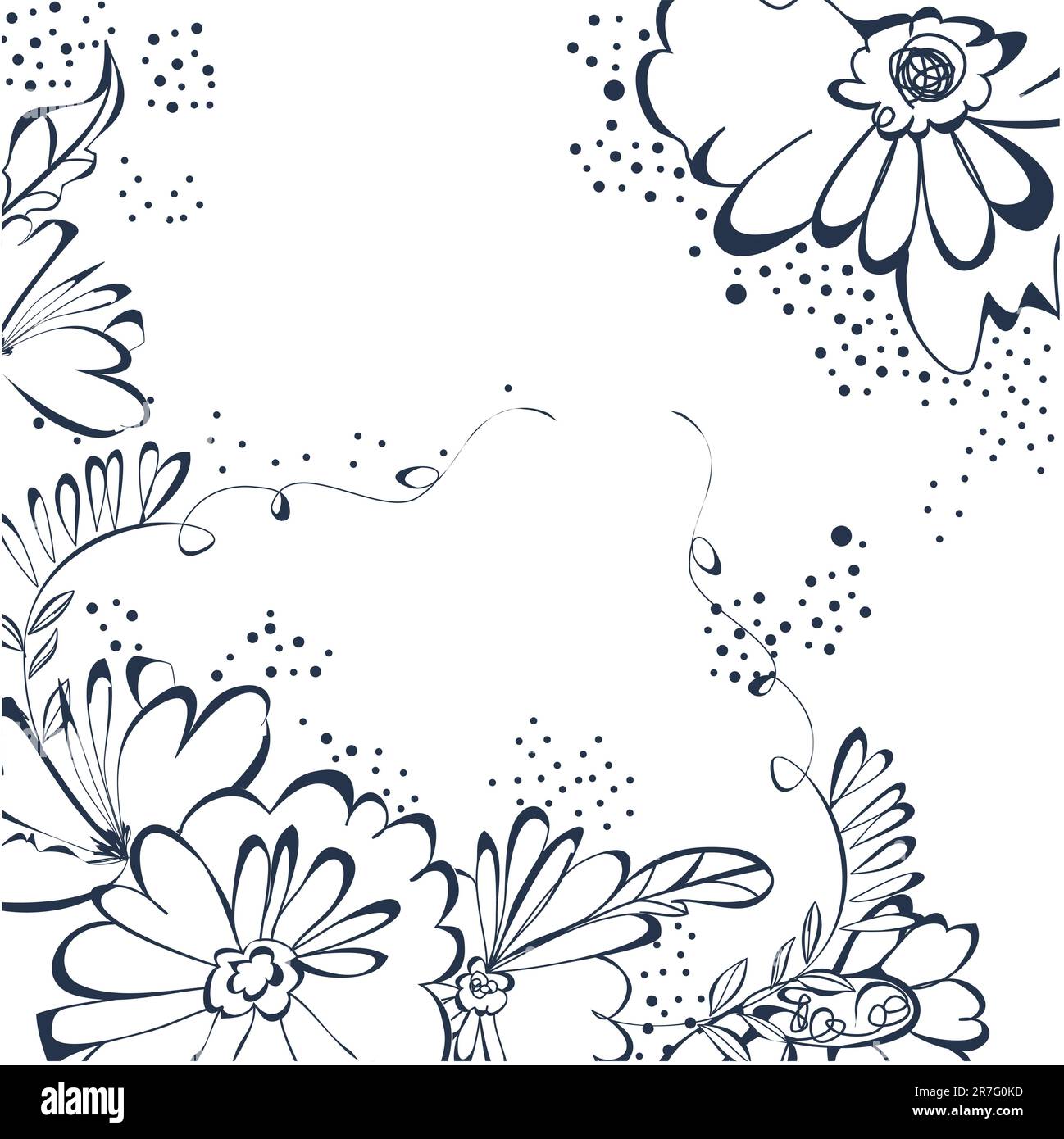 Background with floral element Stock Vector Image & Art - Alamy