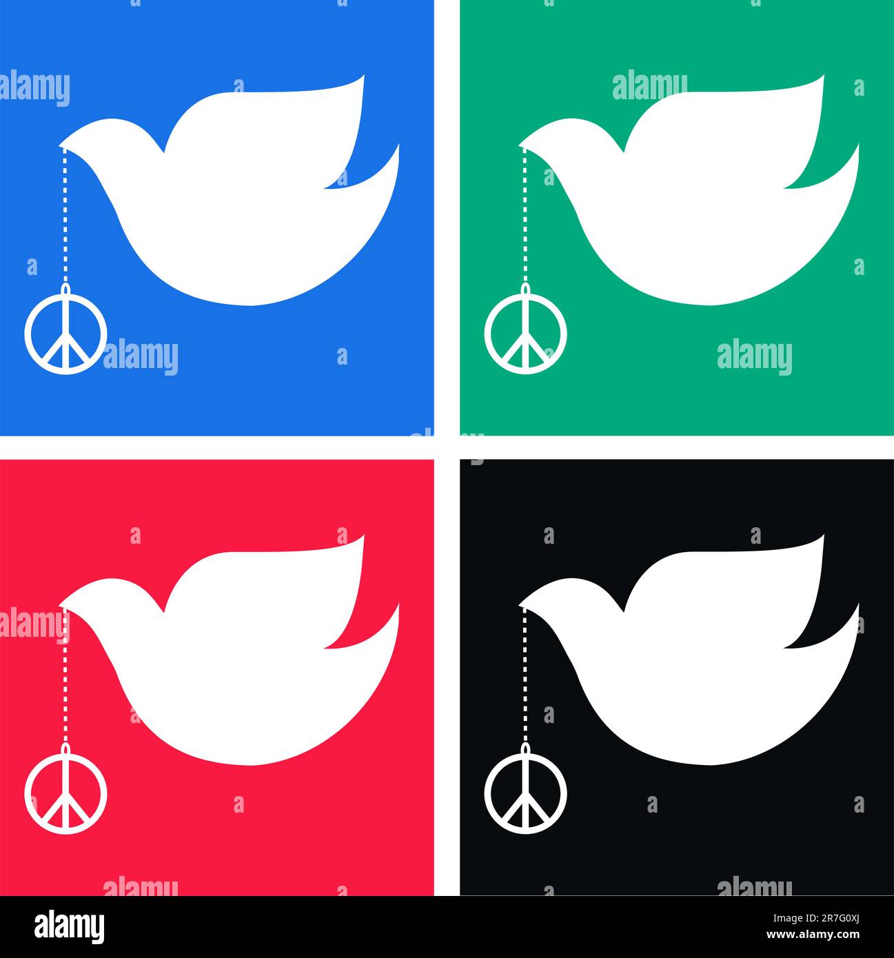 Dove colours Stock Vector Images - Alamy