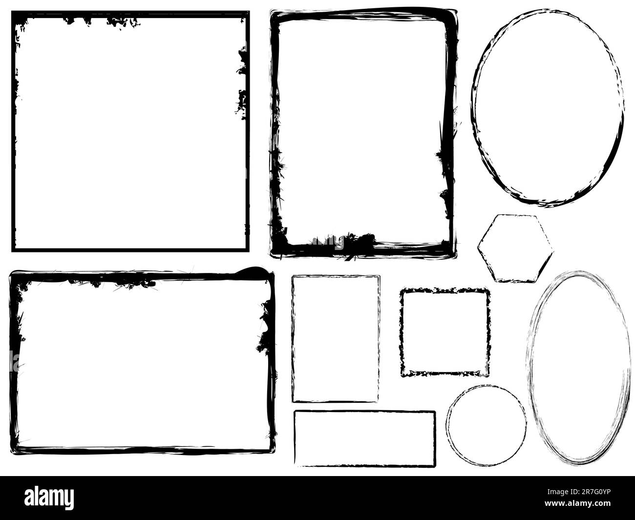 Shapes clipart Black and White Stock Photos & Images - Alamy