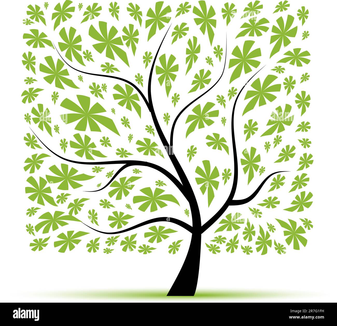 Art tree beautiful for your design Stock Vector Image & Art - Alamy