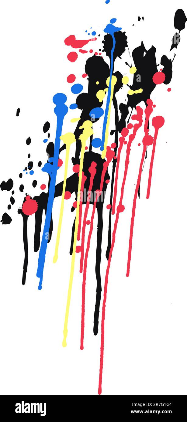 Color splash Stock Vector Images - Alamy