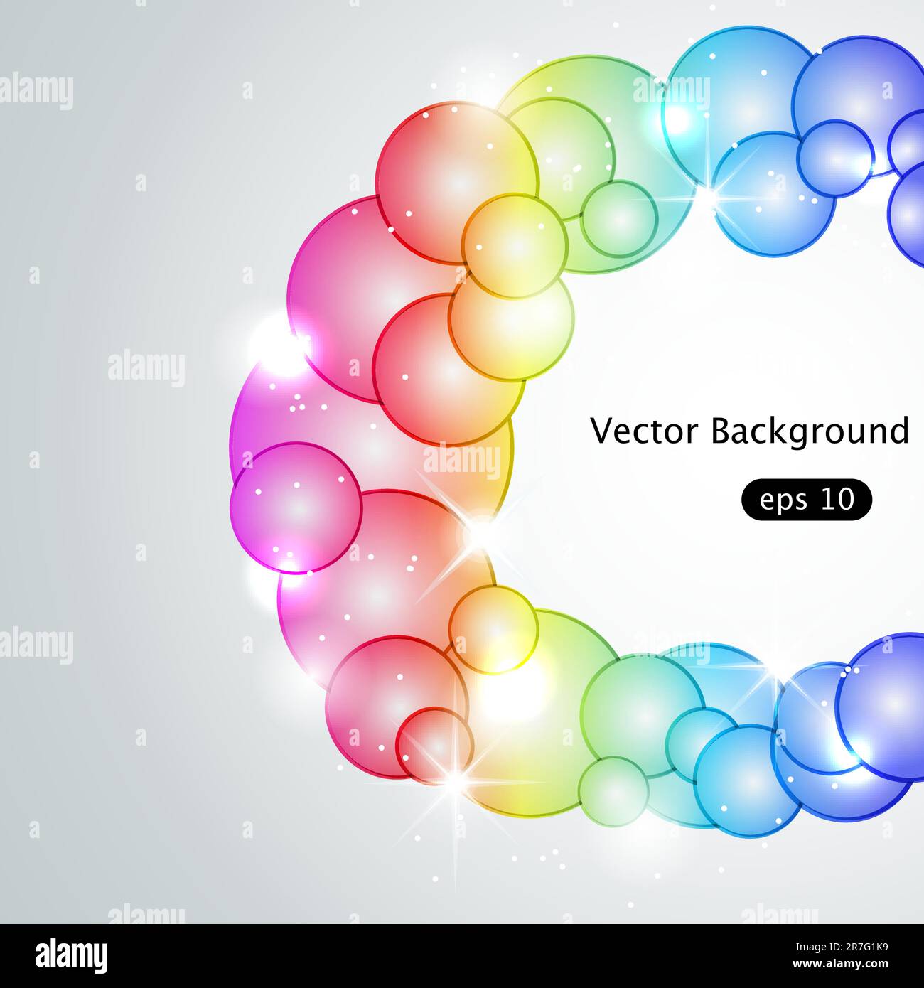 Vector multi colored bubble background Stock Vector Image & Art - Alamy