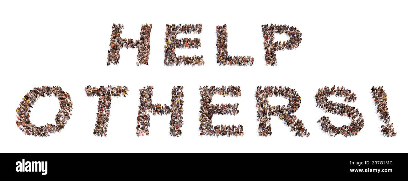 Helping others community Cut Out Stock Images & Pictures - Alamy