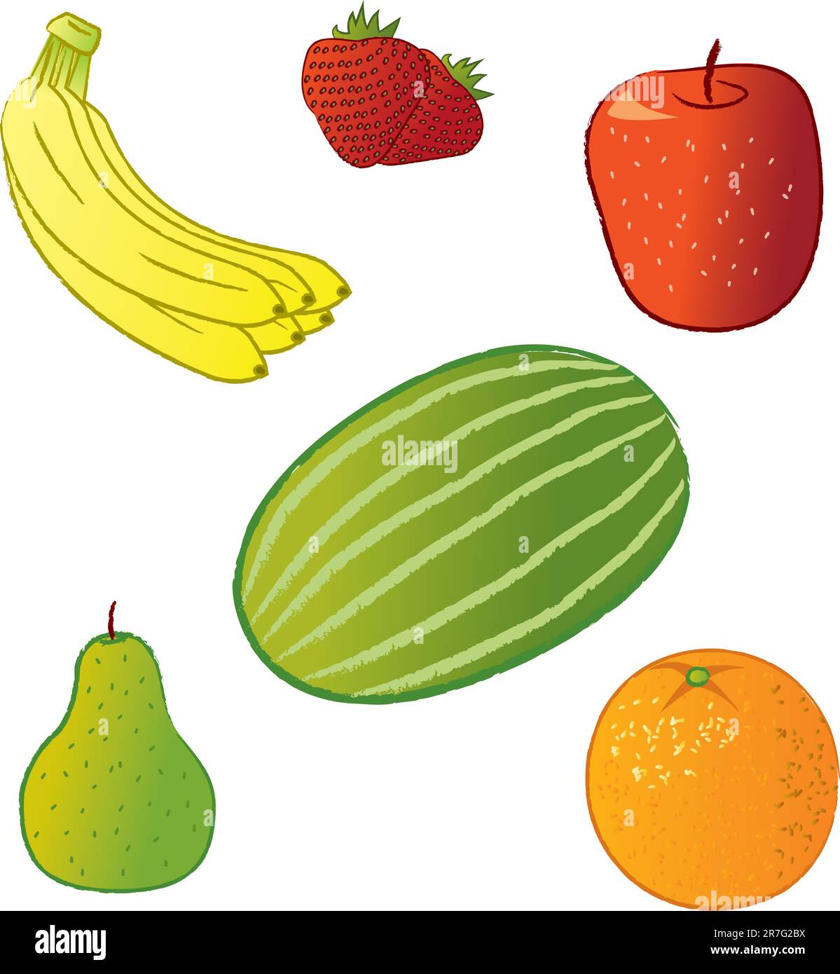 Farm stand produce Stock Vector Images - Alamy