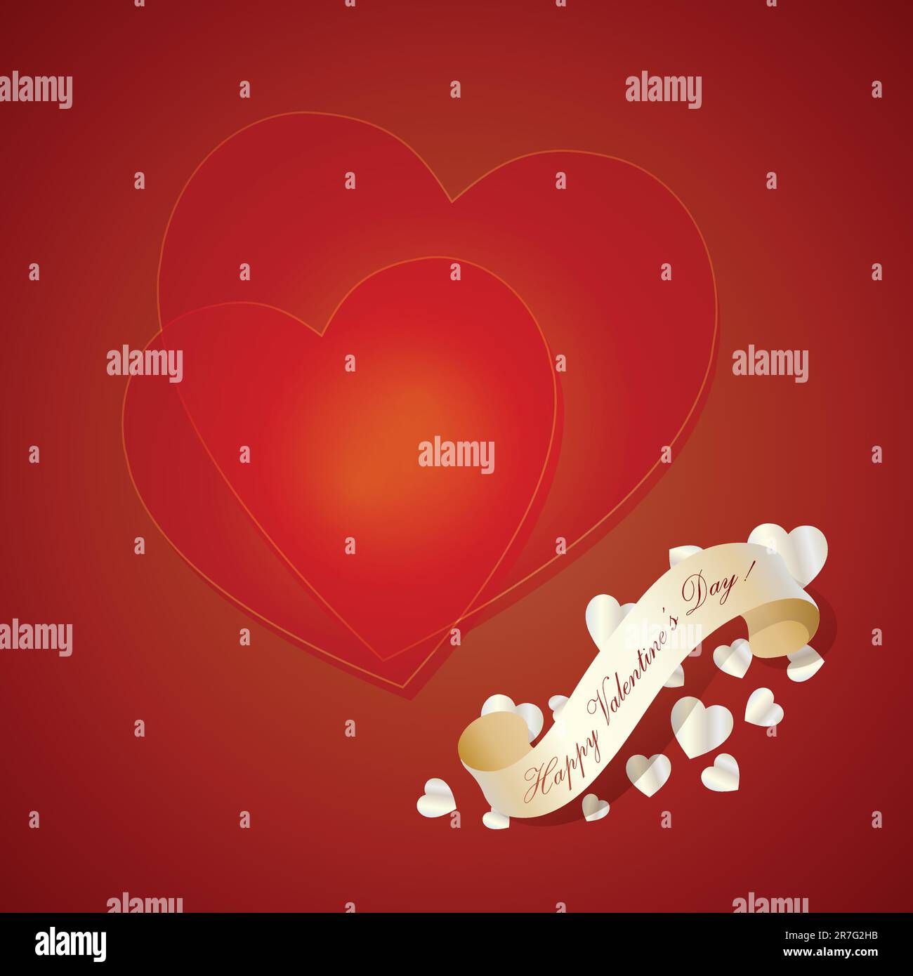 valentines greeting, vector illustration Stock Vector Image & Art - Alamy