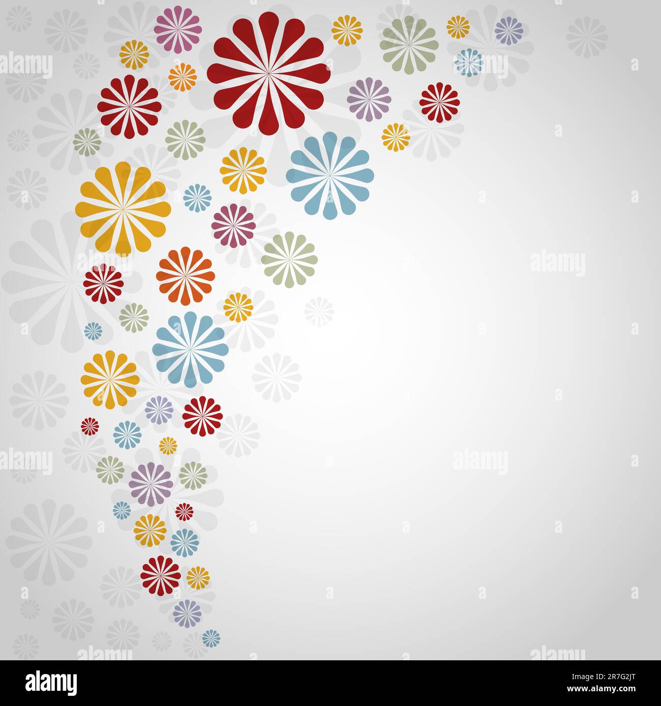 abstract floral background, vector illustration Stock Vector Image ...