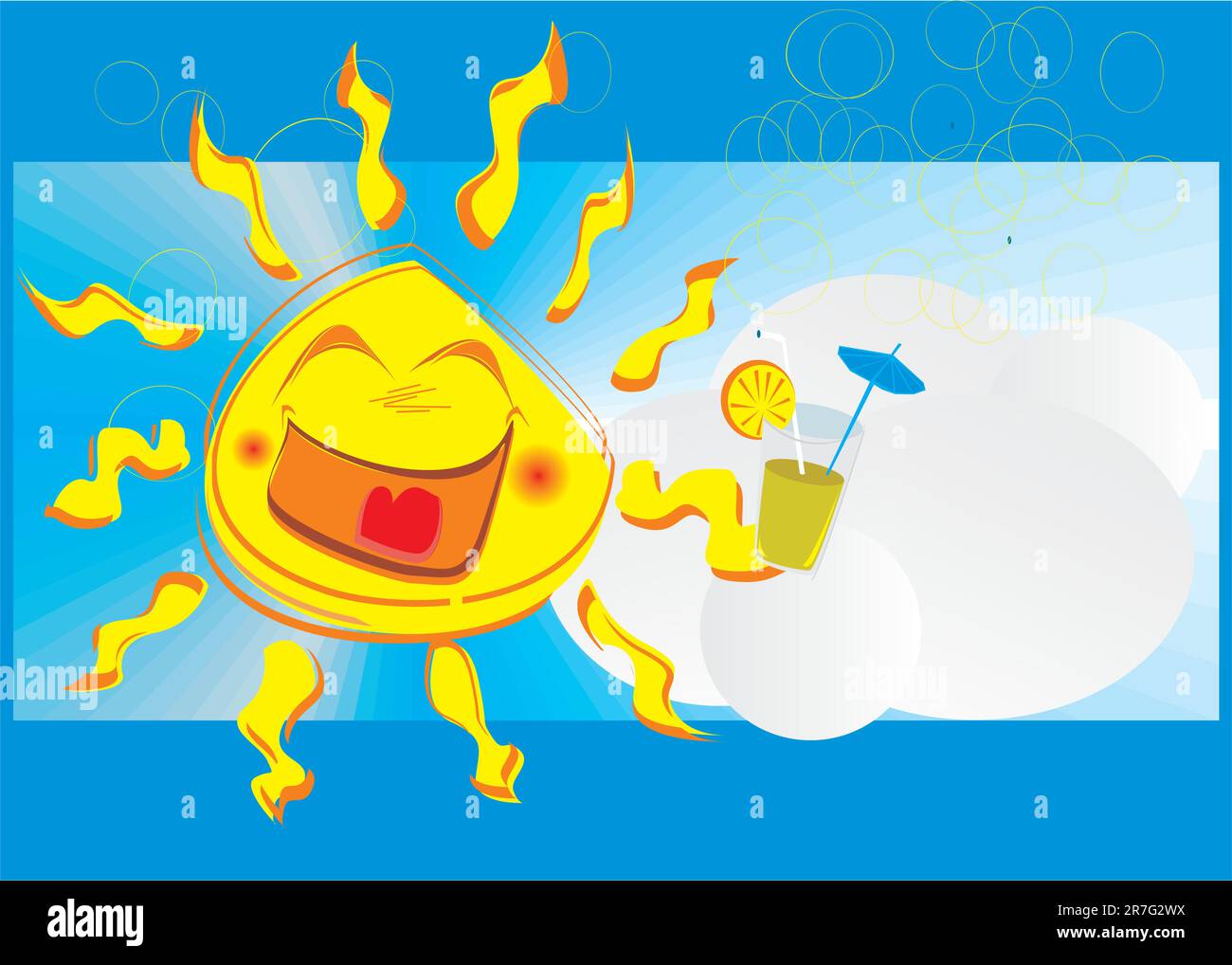 Smile happy Sun Stock Vector Image & Art - Alamy