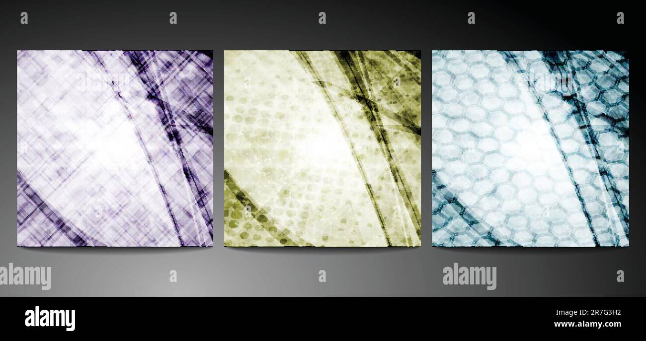 Dim backgrounds with different texture. Eps 10 vector Stock Vector ...