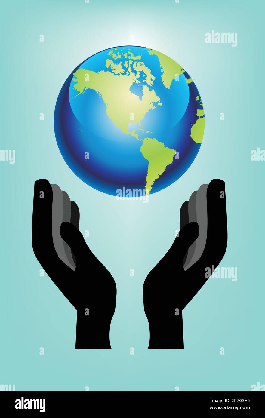 Hand holding green tag Stock Vector Images - Alamy