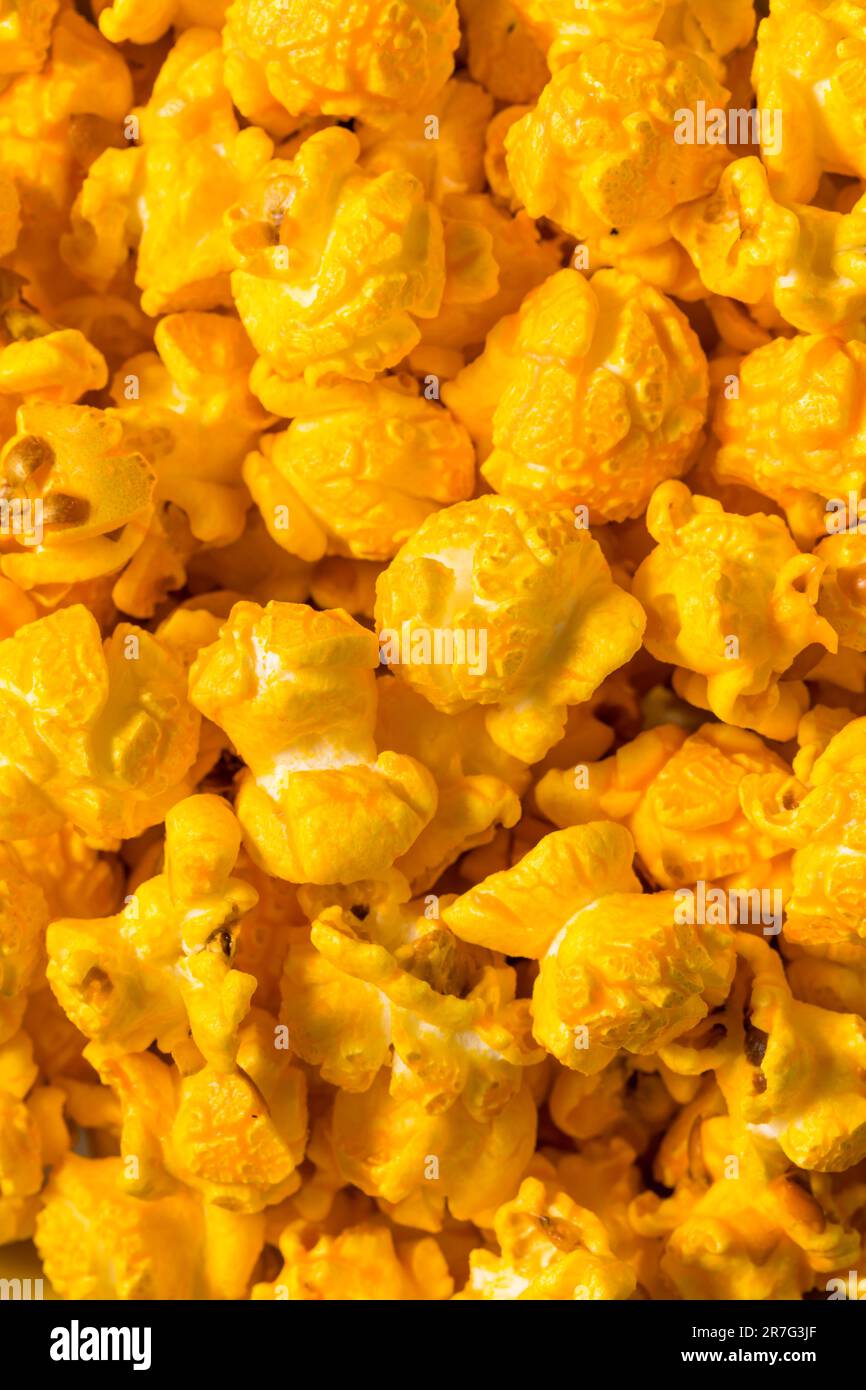 Homemade Cheesey Pop Corn in a Bowl Stock Photo - Alamy