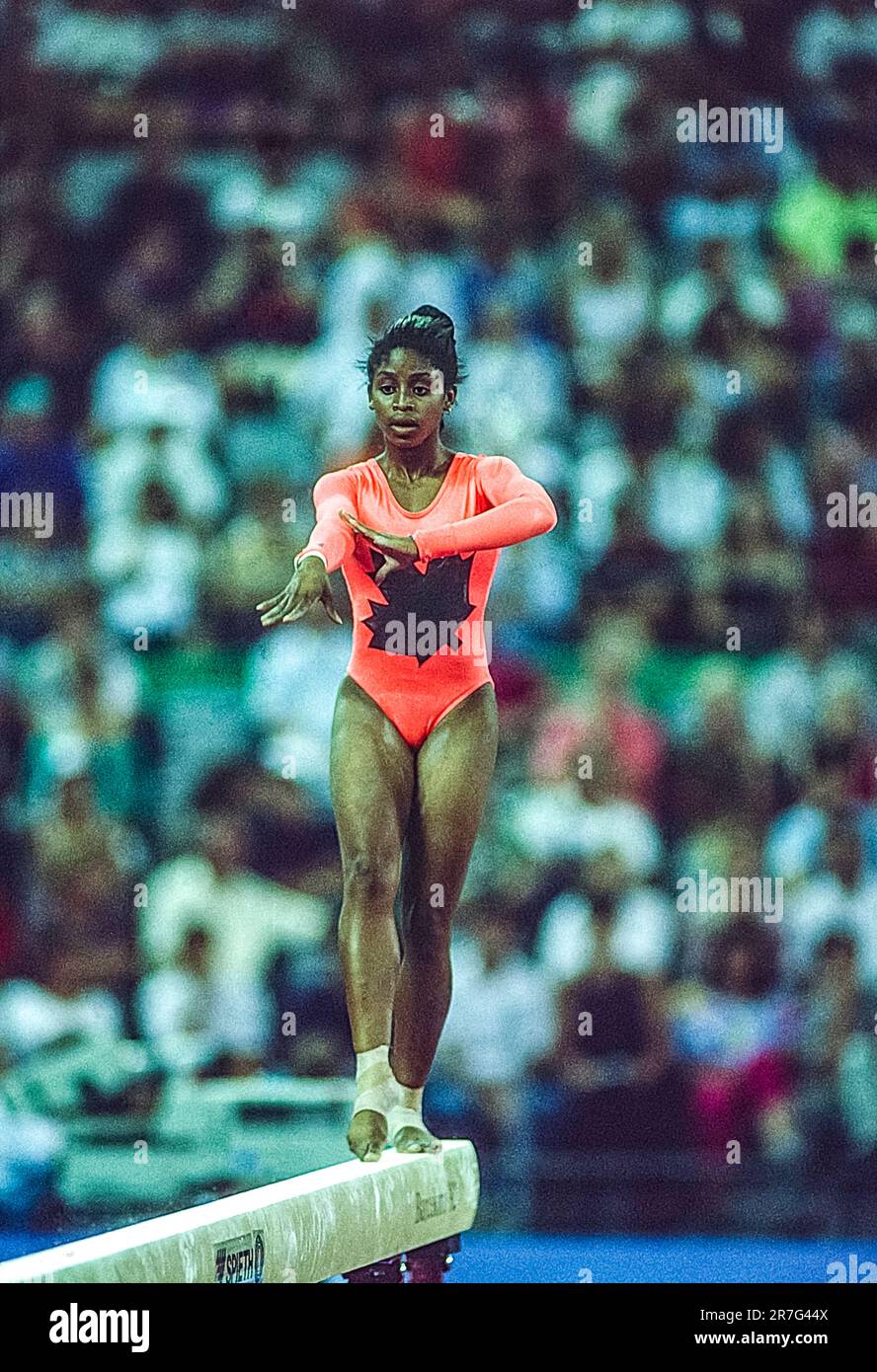 Stella Umeh (CAN) during the Gymnastics Women's artistic individual all ...