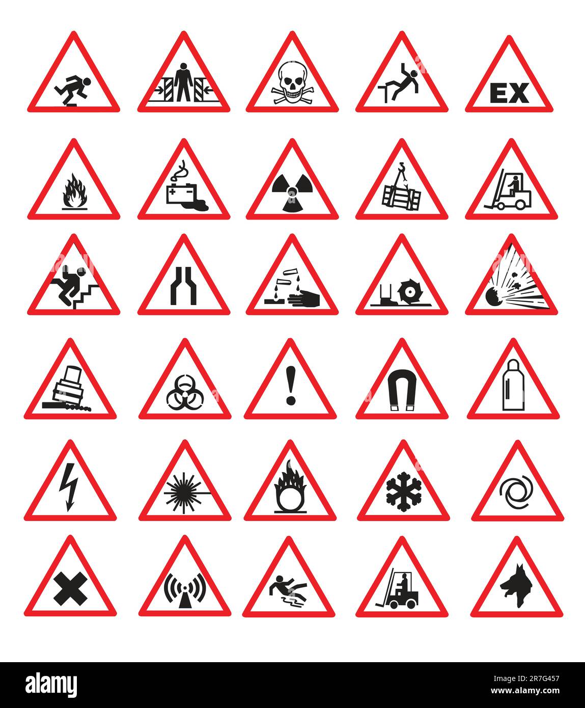Safety signs Stock Vector Images - Alamy