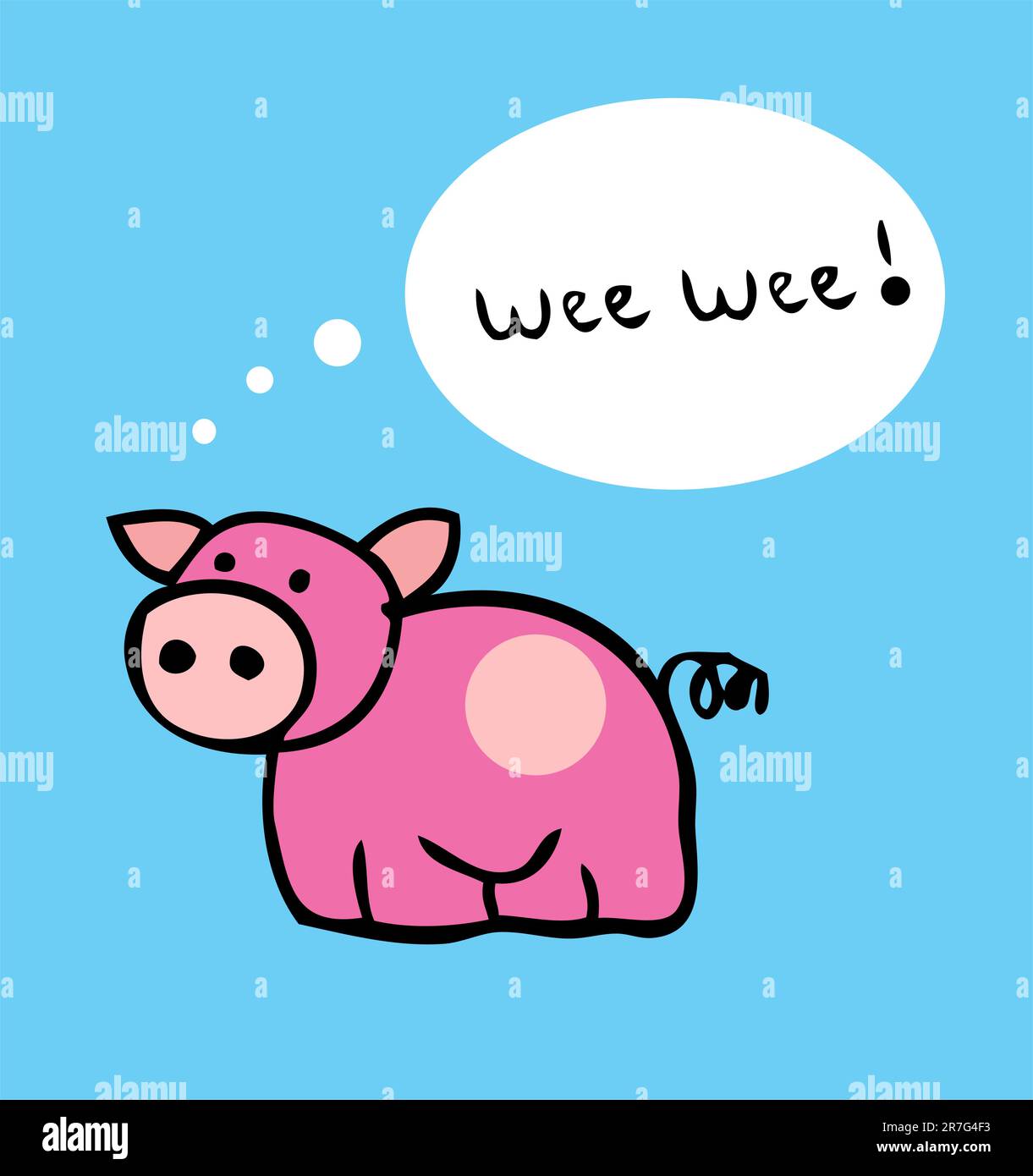 Pork side Stock Vector Images - Alamy