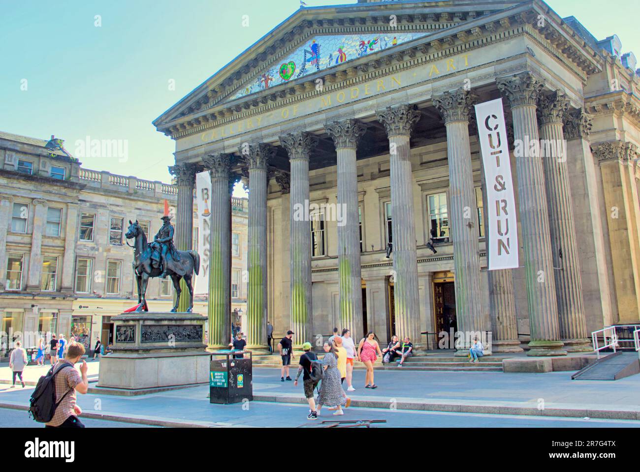 Glasgow, Scotland, UK 15th June, 2023. CUT & RUN Cone Credo has QR code ...