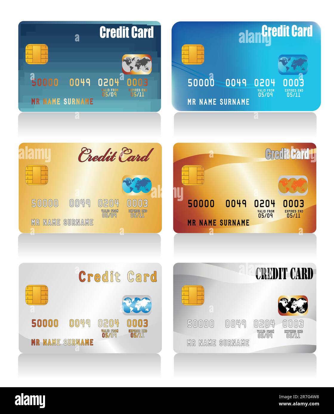 Shop selling cards Stock Vector Images - Alamy