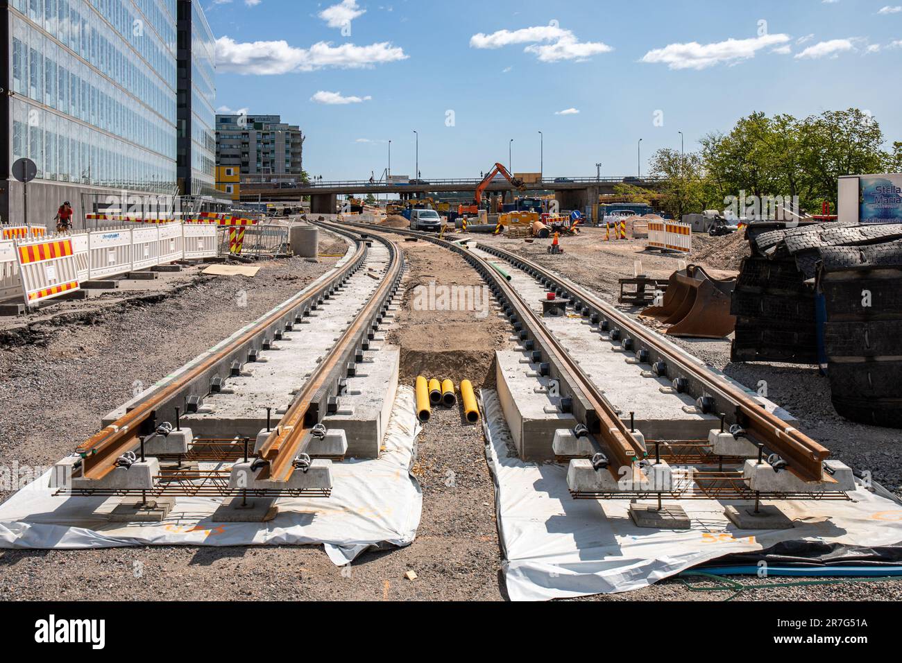 Crown bridges light rail hi-res stock photography and images - Alamy