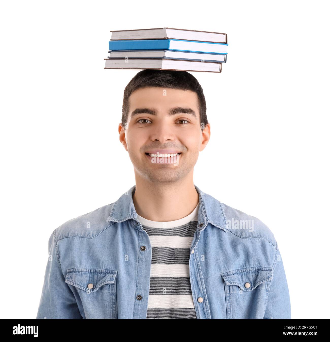Balancing books on head hi-res stock photography and images - Alamy