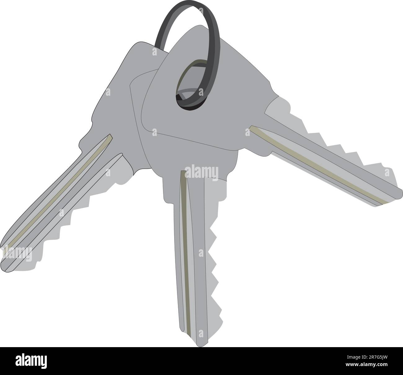 Door keys Stock Vector Images - Alamy