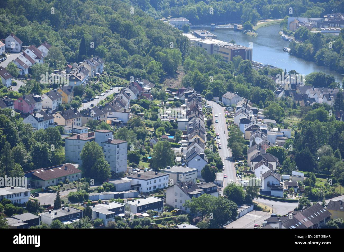 Lahn Valley with Friedland and Lahnstein Stock Photo - Alamy