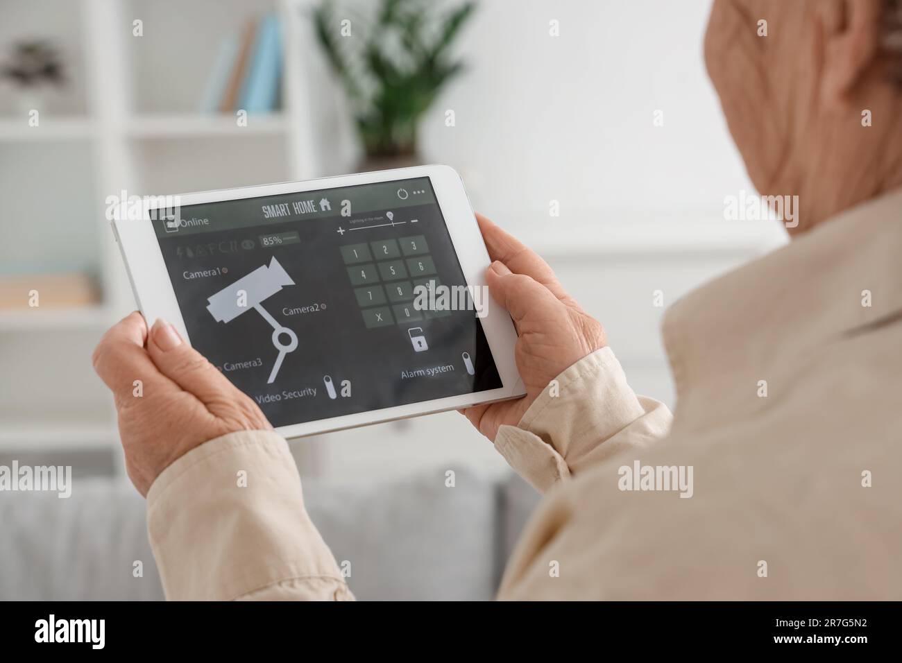 Old home security control panel hi-res stock photography and images - Alamy
