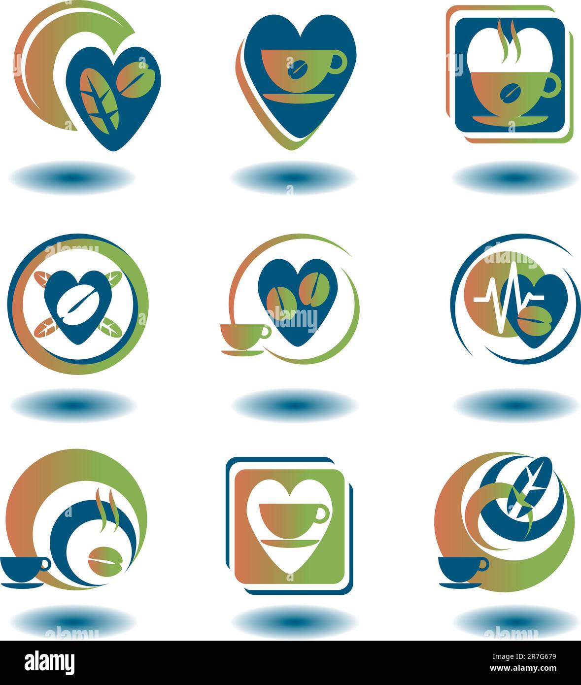 Symbolic espresso design hi-res stock photography and images - Alamy